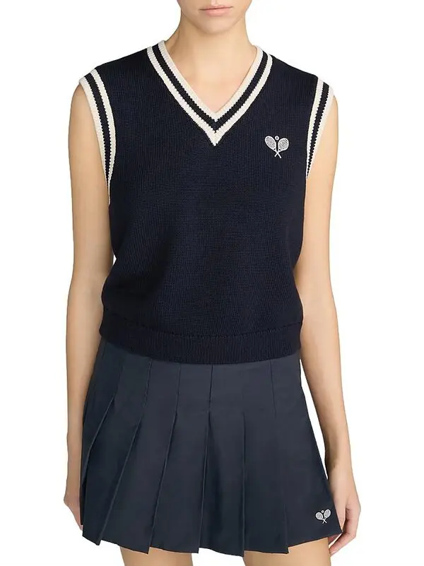 FRAME Tennis Vest - Navy