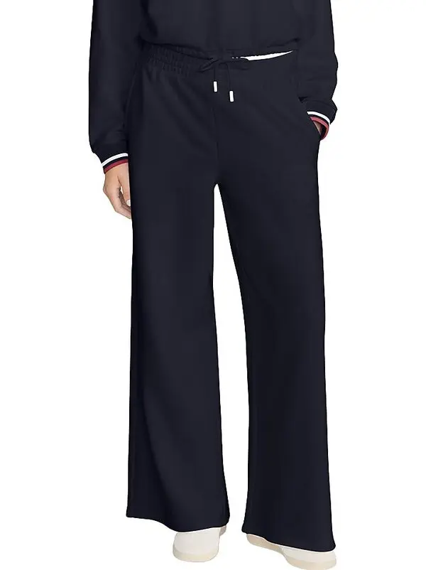 FRAME The Tennis Wide Leg Sweatpants - Navy