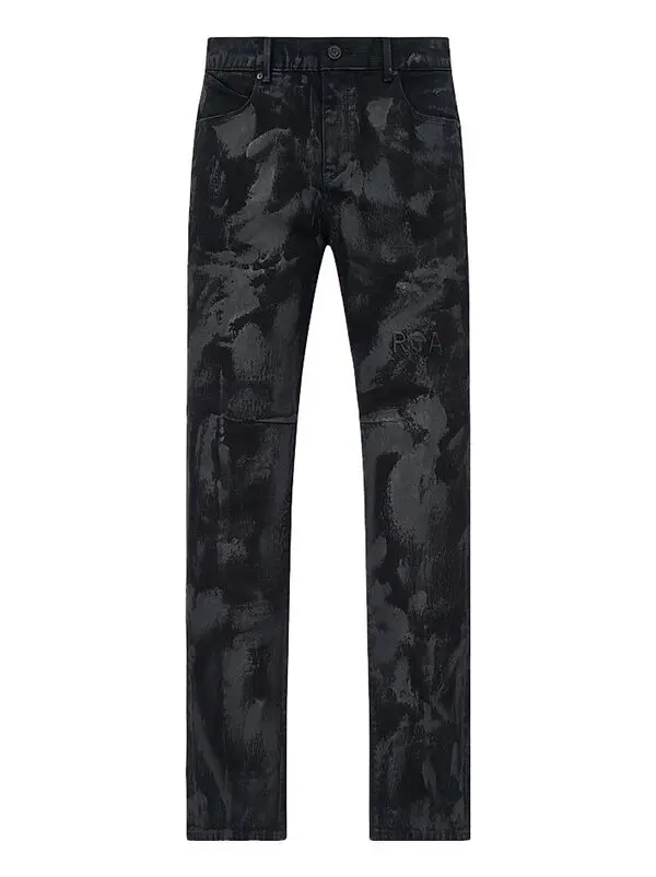 RtA Clayton Pintuck Skinny Fit Jeans - Twilight Luster