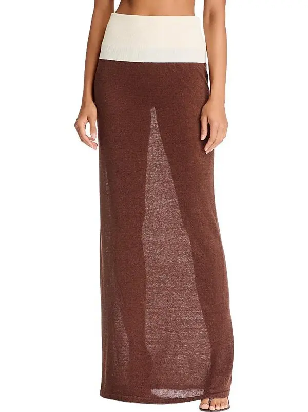 AYA MUSE Eirae Maxi Skirt - Pecan