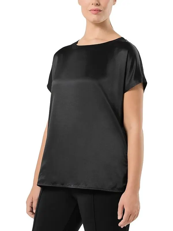 Marina Rinaldi Short Sleeve Top - Black