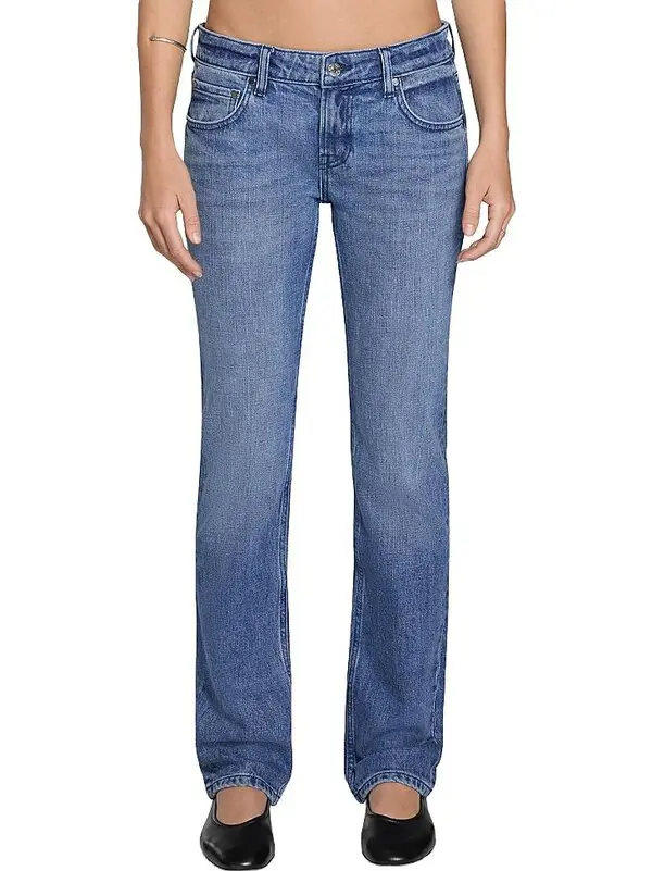 EB DENIM Lennon Low Rise Slim Cigarette Jeans - Coldwater