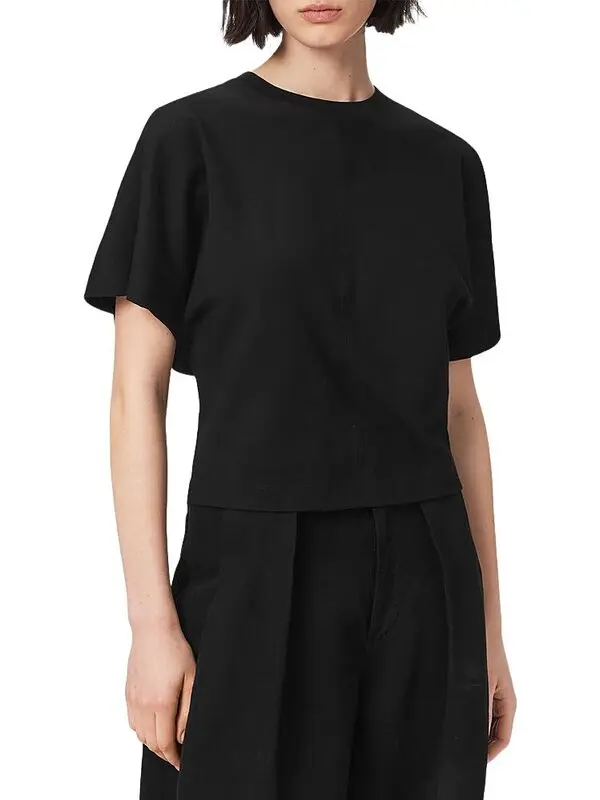 ALLSAINTS Eden Artia Fitted Cotton Tee - Black