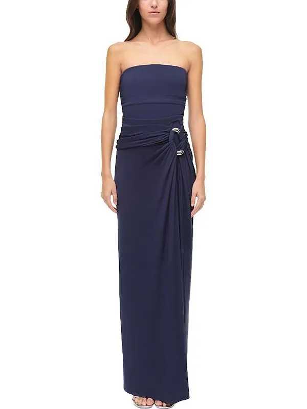 Simkhai Sleeveless Bustier Gown - Midnight