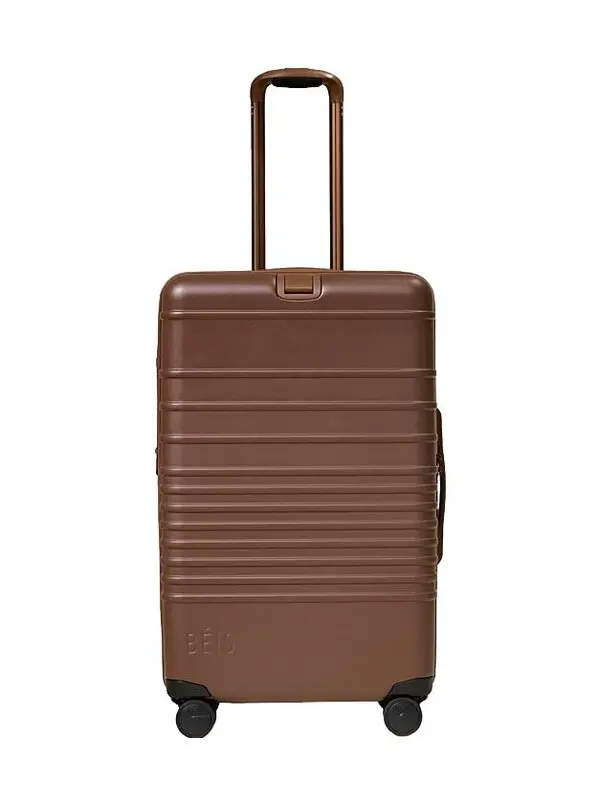BEIS The Medium Check-in Roller Trolley Luggage - Maple