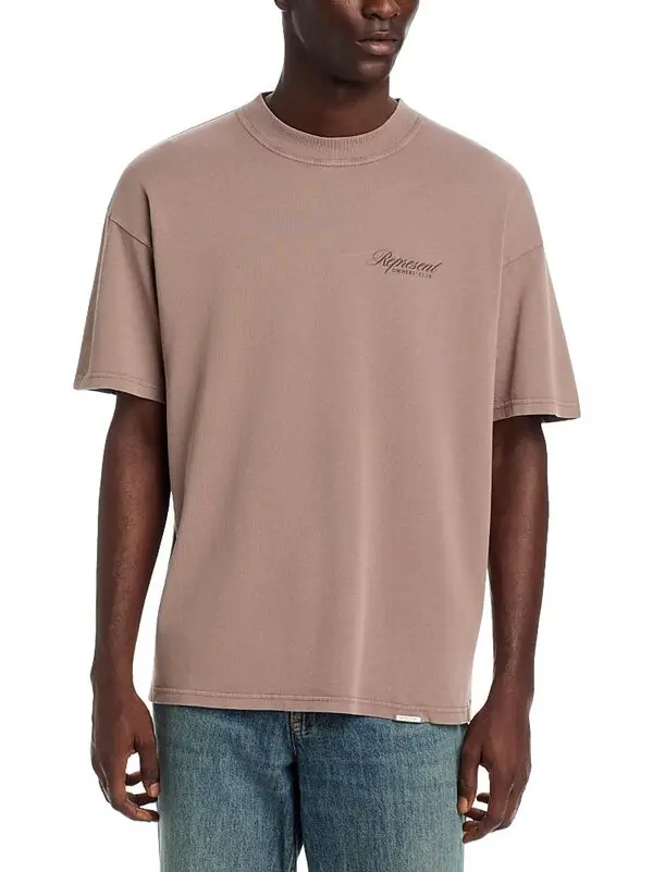 REPRESENT Owners Club Script Tee - Truffle