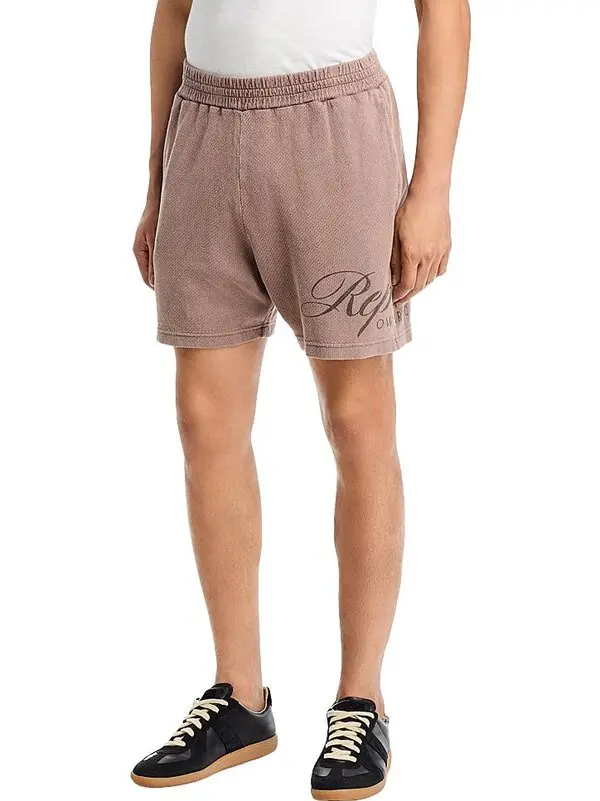 REPRESENT Owners Club Script Mesh Shorts - Truffle