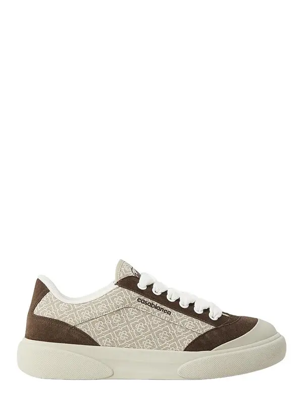 Casablanca Monogram Del Mar Sneakers - Brown