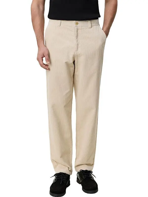LES DEUX Corduroy Tapered Pants - Ivory
