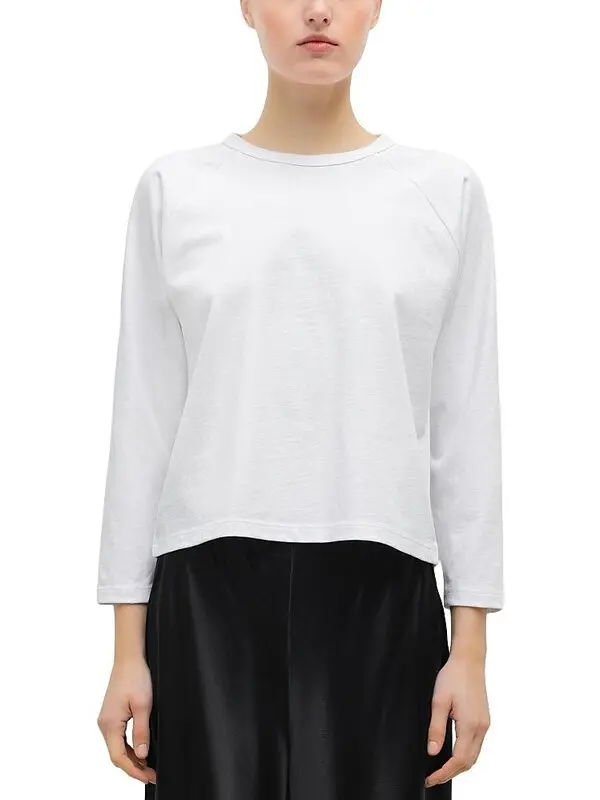 LESET Margo Baseball Tee - White