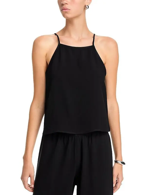 LESET Ari High Neck Tank - Black