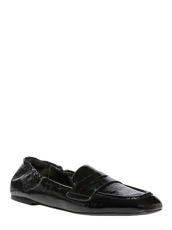 STUART WEITZMAN Bryant Patent Leather Loafers - Black