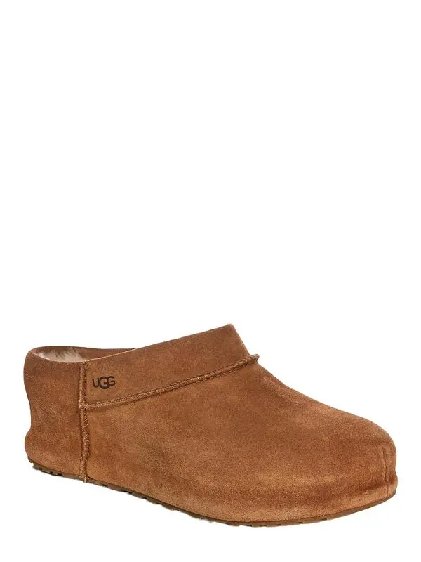 UGG Enwrap Shearling Clogs - Chestnut