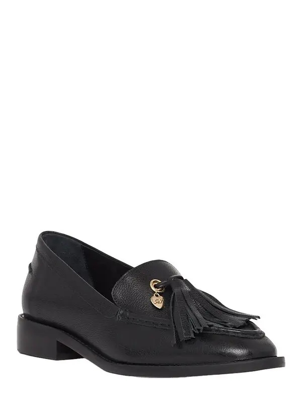Cinq À Sept Remi Leather Tassel Loafers - Black