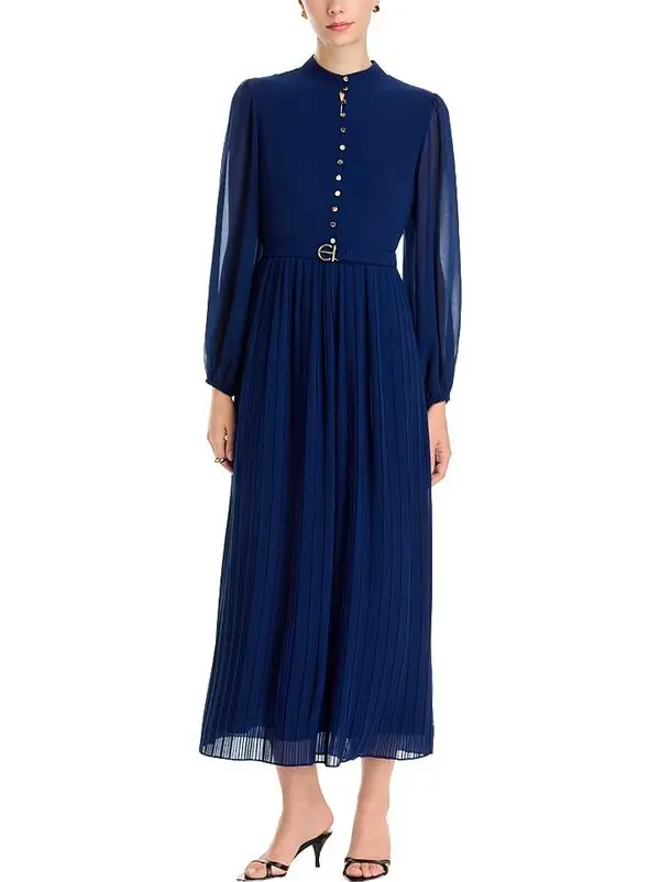 Elie Tahari Adira Belted Dress - Jaden Twil