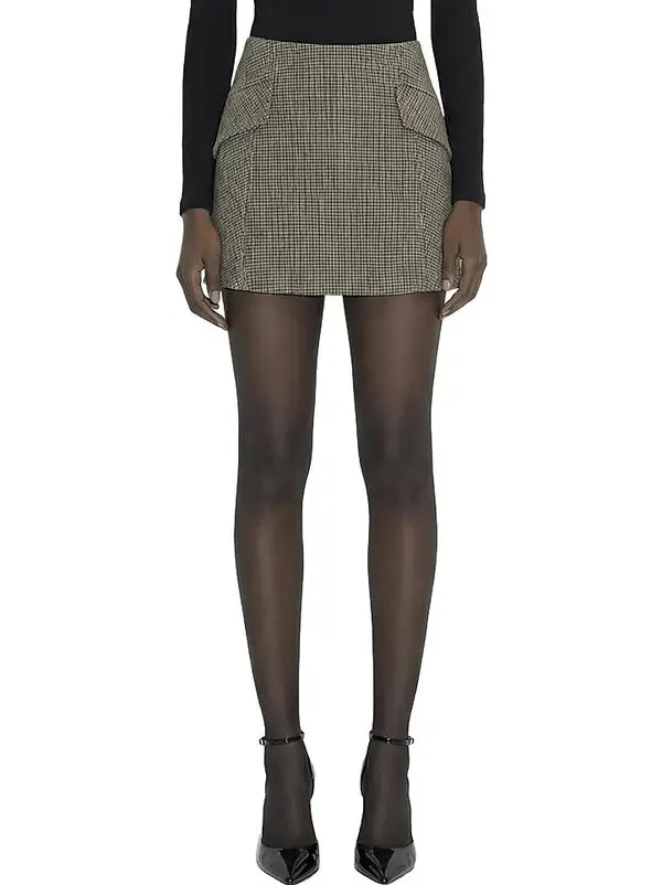 Ronny Kobo Renelle Mini Skirt - Brown Multi