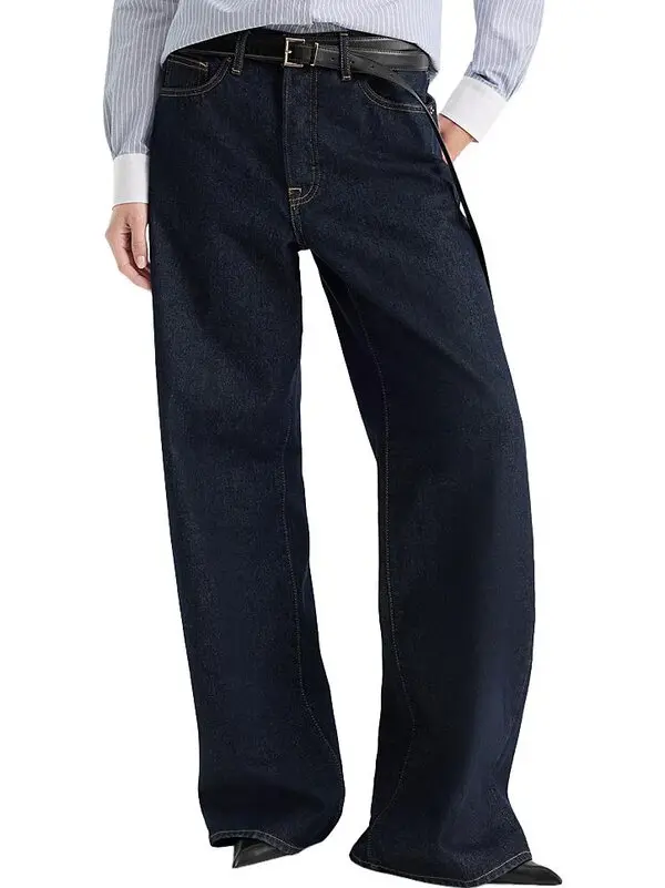 Good American Vintage Low Slung Baggy Jeans - Rinse