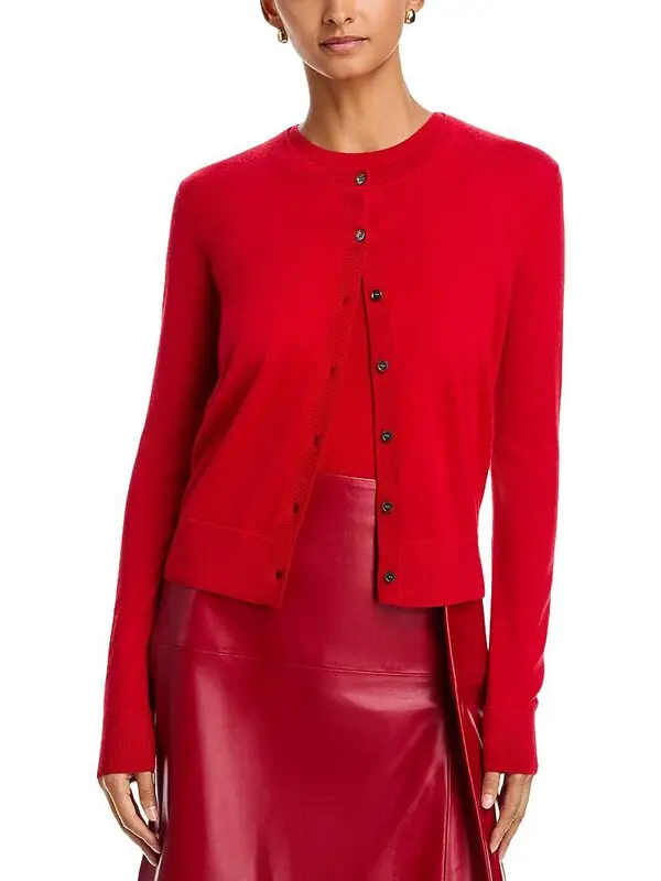 Co Fitted Cashmere Cardigan - Sienna
