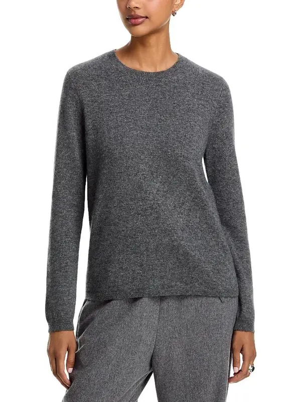 Co Cashmere And Silk Crewneck Sweater - Thunder