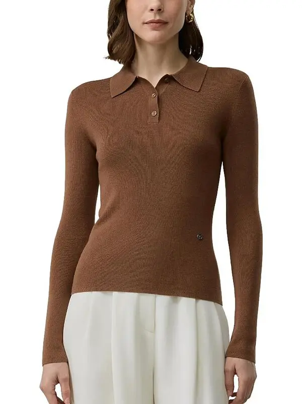 Lilysilk Silk-cashmere Polo - Henna