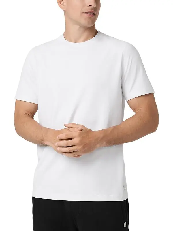 Vuori Ponto Performance Crewneck T-shirt - White