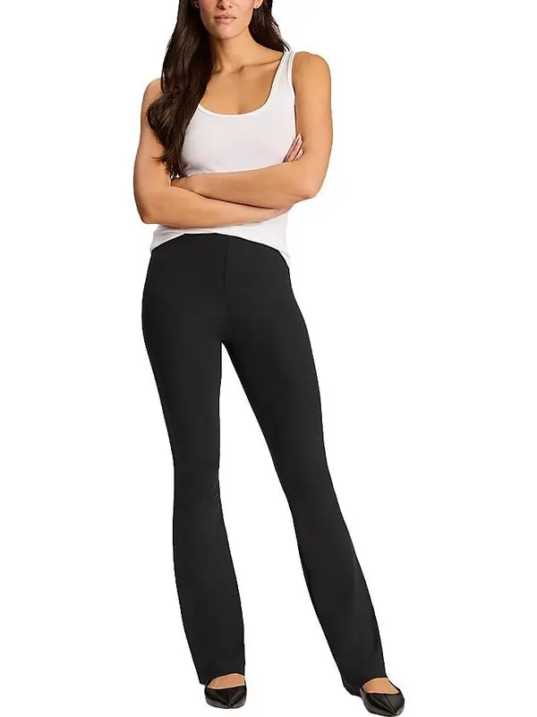 Commando Neoprene Flared Leggings - Black