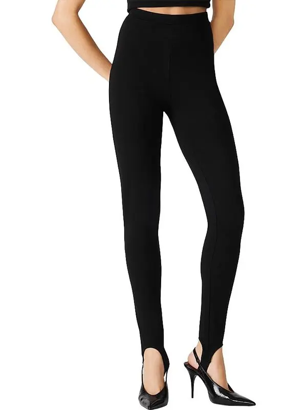Steve Madden Sandrine Stirrup Pants - Black