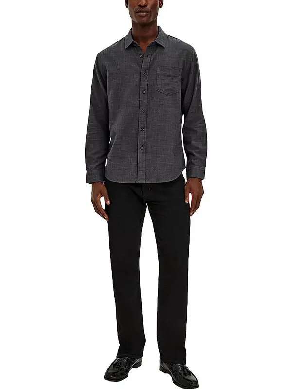 Rails Wyatt Woven Cotton Pocket Shirt - Midnight Etch