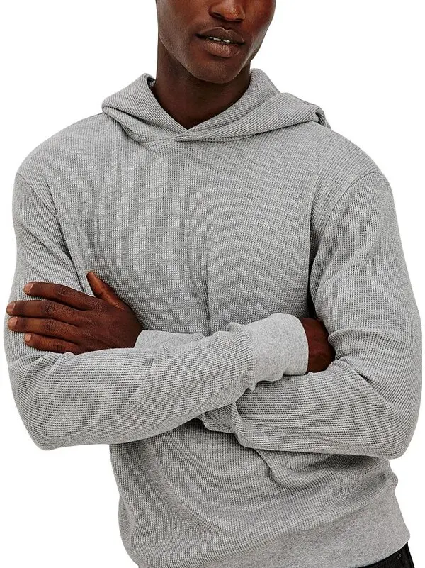Rails Gates Relaxed Fit Hooded Sweatshirt - Heather Grey