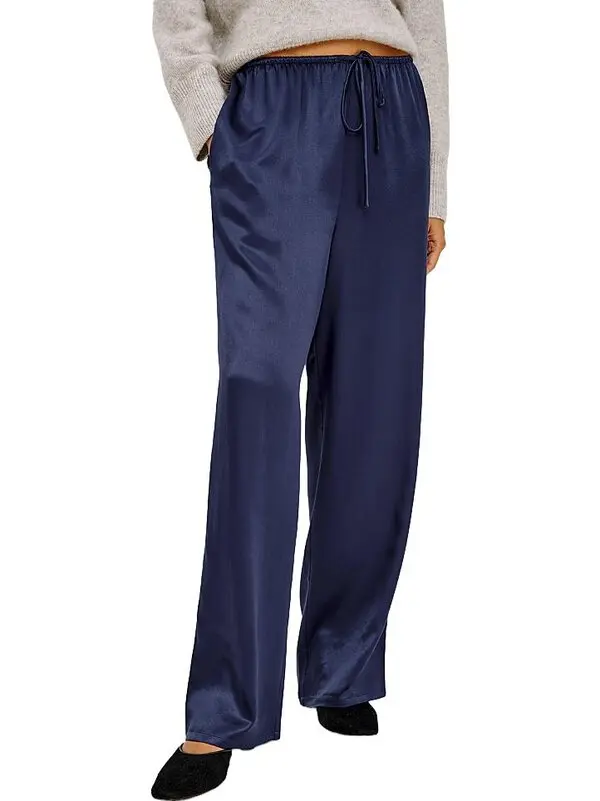 Rails Virgo Drawstring Wide Leg Pants - Navy