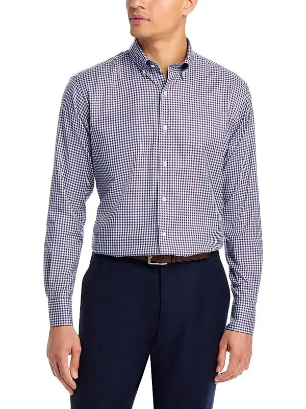 Peter Millar Liam Crown Soft Twill Classic Fit Sport Shirt - Grapeseed