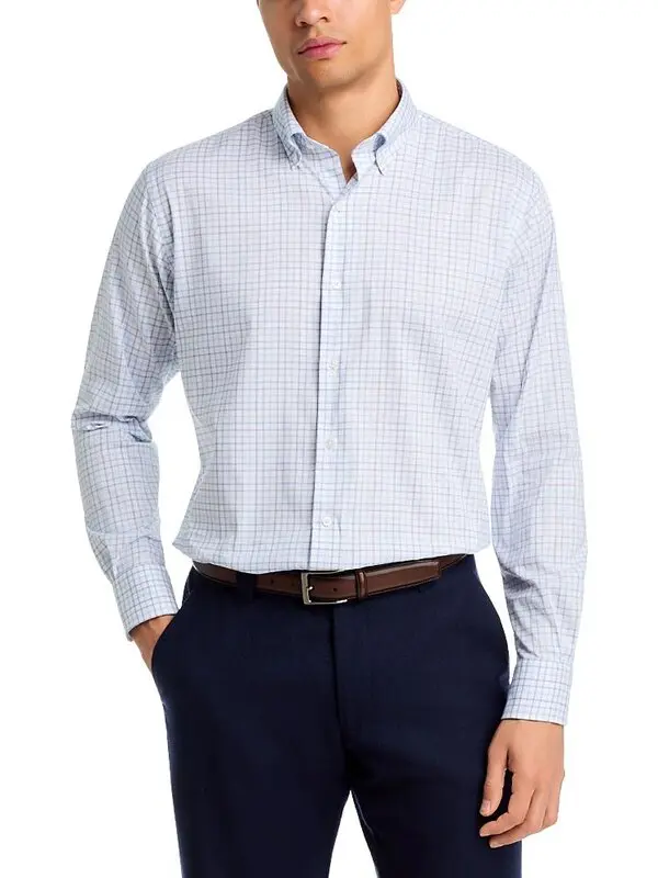 Peter Millar Bruce Crown Lite Stretch Classic Fit Sport Shirt - Blue Freesia