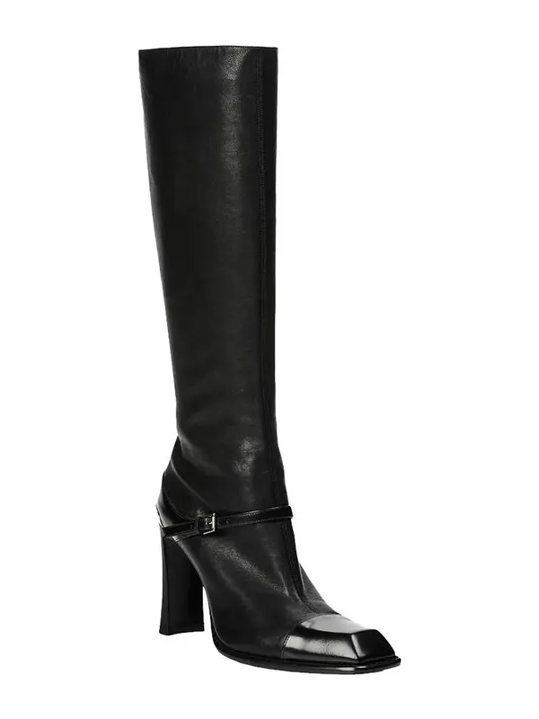 Alexander McQueen Knee High Boots - Black