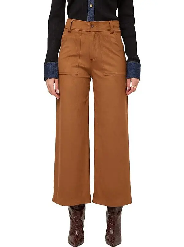 Fifteen Twenty Rylee Cropped Wide Leg Pants - Camel