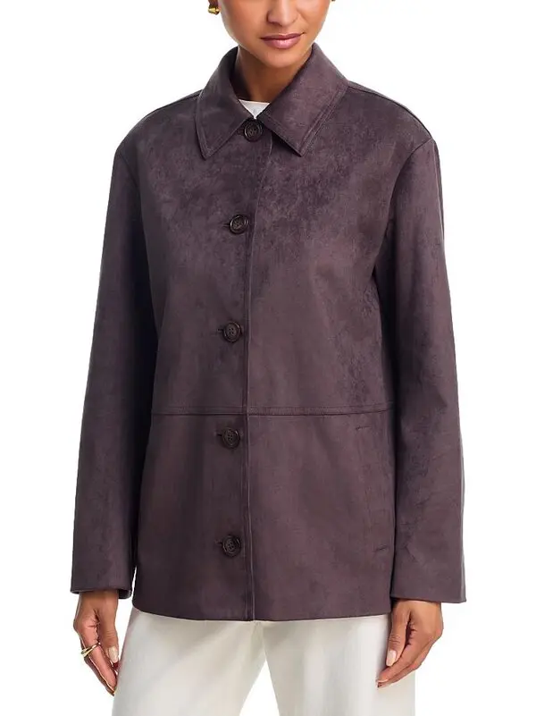 Velvet By Graham & Spencer Wendolyn Textured Jacket - Mole Brown