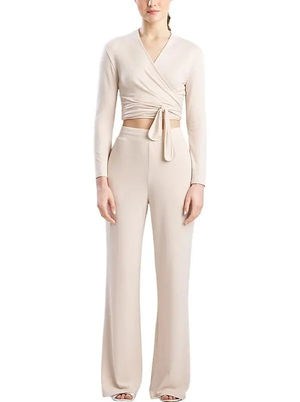 Natori Bliss Essentials Wide Leg Pants - Wheat