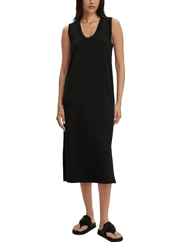 Varley Kyler Tank Midi Dress - Black