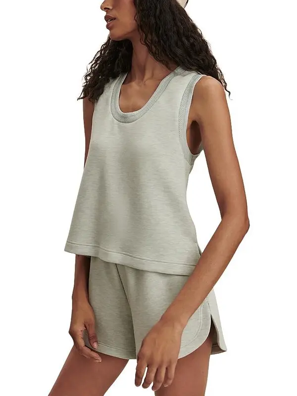 Varley Cambrie Scoop Neck Tank Top - Mint Green