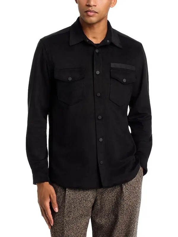 Hugo Ekel Flap Pocket Overshirt - Black
