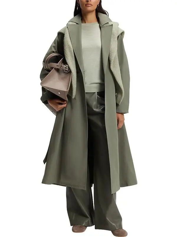 Hugo Boss Calili Trench Coat - Dark Green