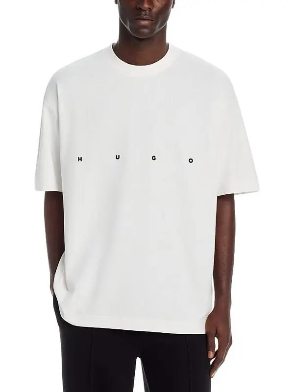 Hugo Dariso Oversized Tee - Natural