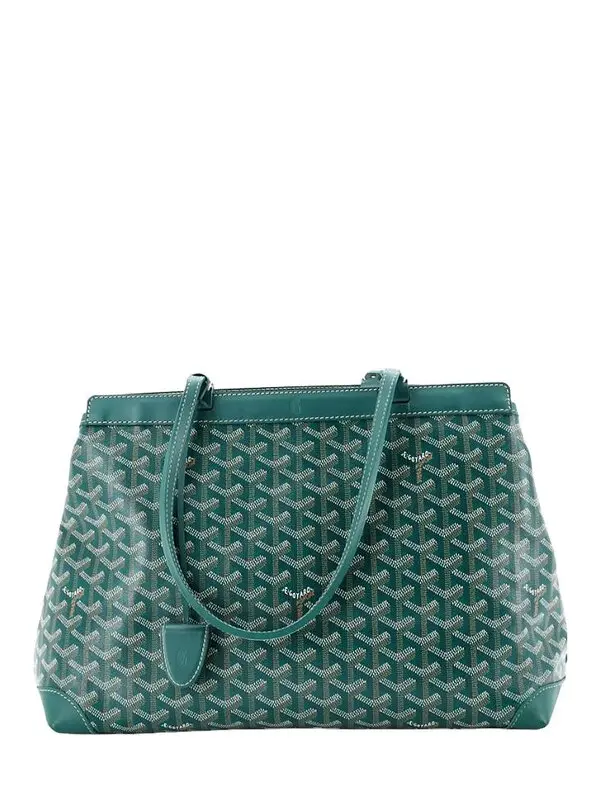 Goyard Pm Bellechasse Bag Coated Canvas - Green