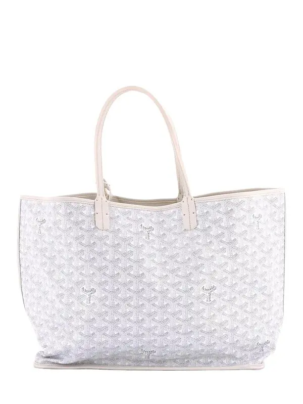 Goyard Pm Anjou Reversible Tote Coated Canvas - White