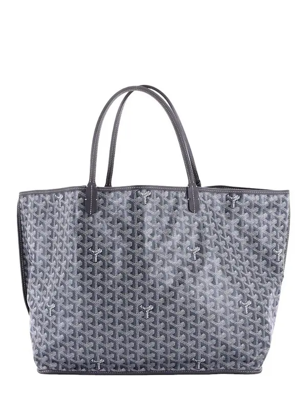 Goyard Gm Anjou Reversible Tote Coated Canvas - Gray