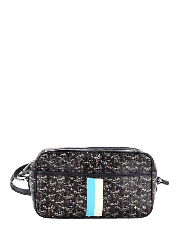 Goyard Cap Vert Bag Printed Coated Canvas - Black