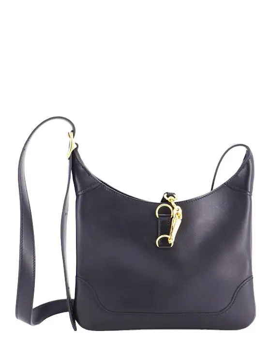 Hermès 24 Trim Duo Bag Evercolor - Black