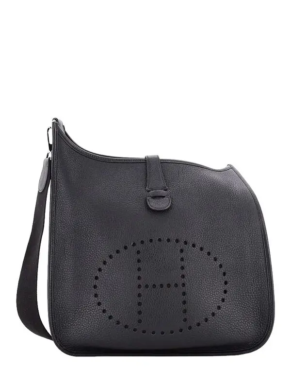 Hermès Gm Evelyne Bag Gen I Clemence - Black