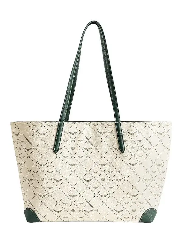 Zadig&Voltaire Z Shopper Monogram Coated Canvas Tote Bag - Flash