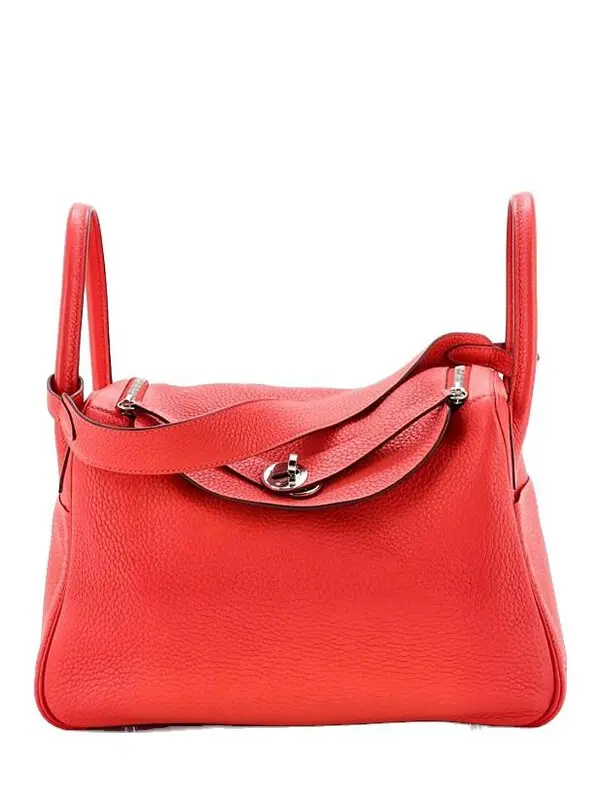 Hermès 30 Lindy Bag Clemence - Red