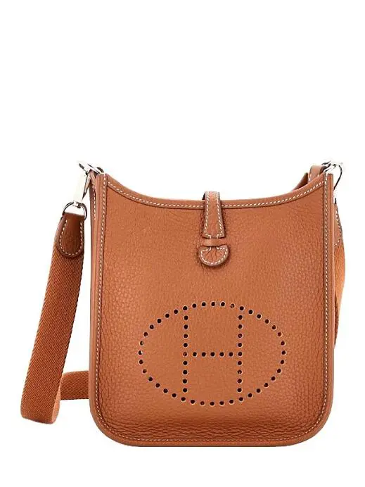 Hermès Tpm Evelyne Bag Gen Iii Clemence - Brown